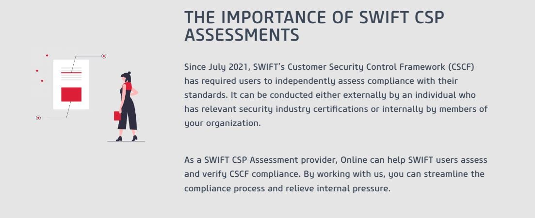 SWIFT CSP: Internal vs. External Assessments